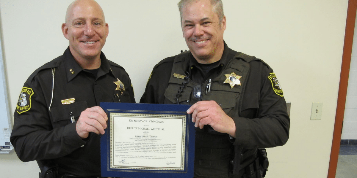 Sheriff’s Deputy Mike Westphal Commended for Bravery | WGRT