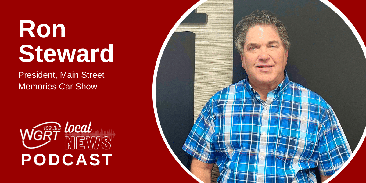 Getting Ready for Main Street Memories Car Show wsg. Ron Steward | WGRT