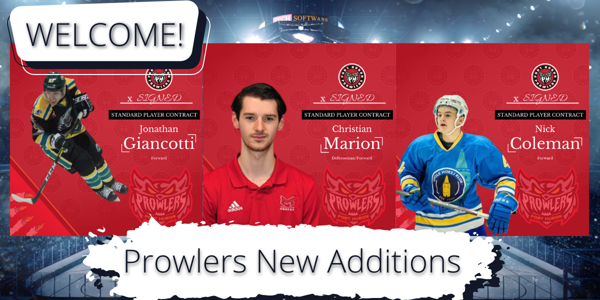 Port Huron Prowlers Acquire New Additions To The Team | WGRT